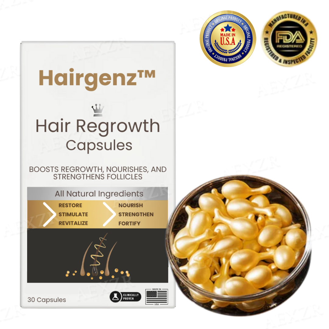 Hairgenz™ Hair Regrowth Capsules – Trendy Habit