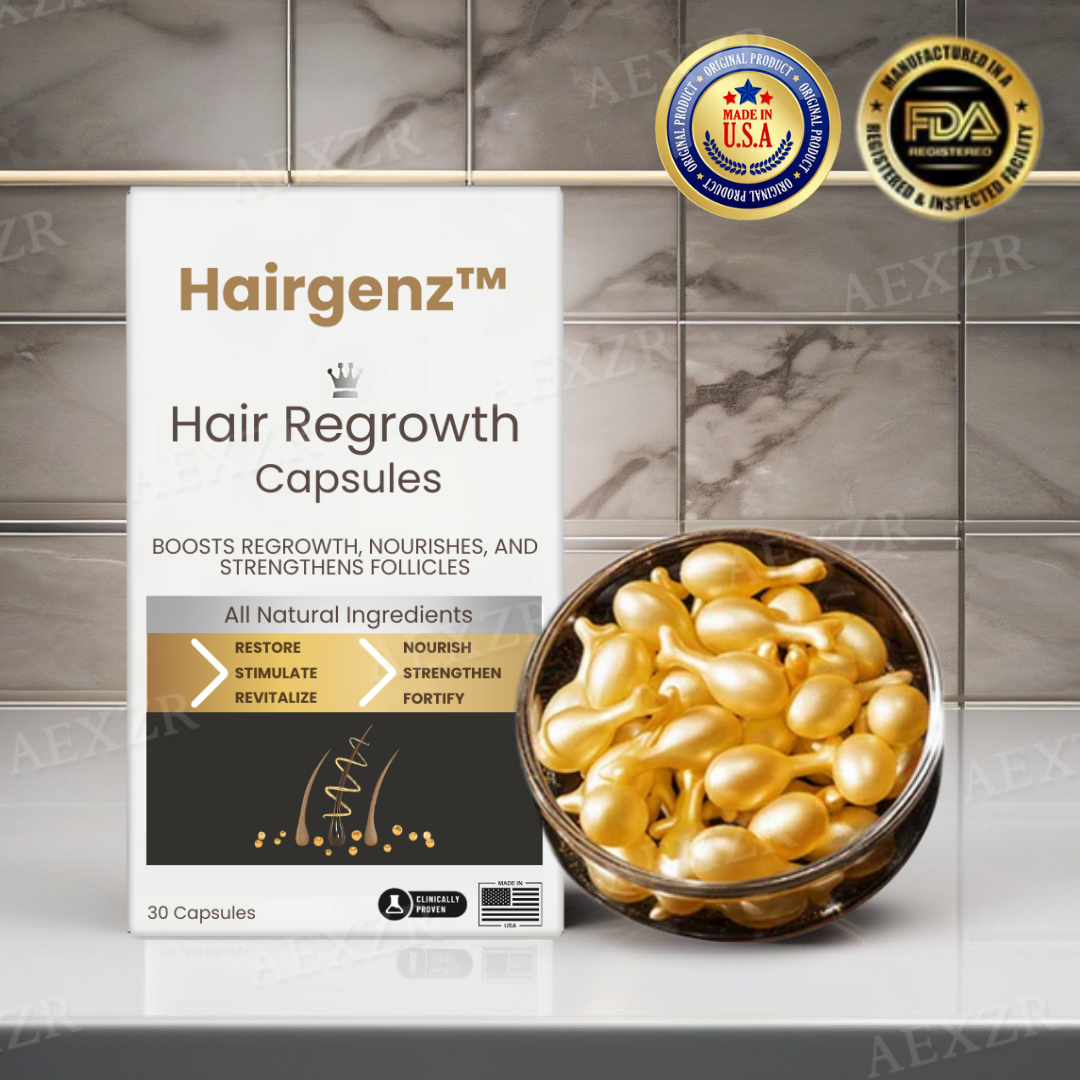 Hairgenz™ Hair Regrowth Capsules – Trendy Habit